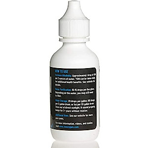 Ion Alkaline Water Drops PH Booster & Water Treatment Drops | All Natural Ingredients