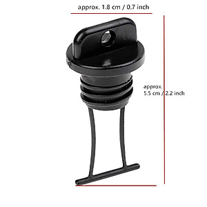 8 Pieces Hull Thread Drain Plugs Kayak Accessories Plastic Boat Drain Holes Bungs fit for Canoe Marine Boat Fishing