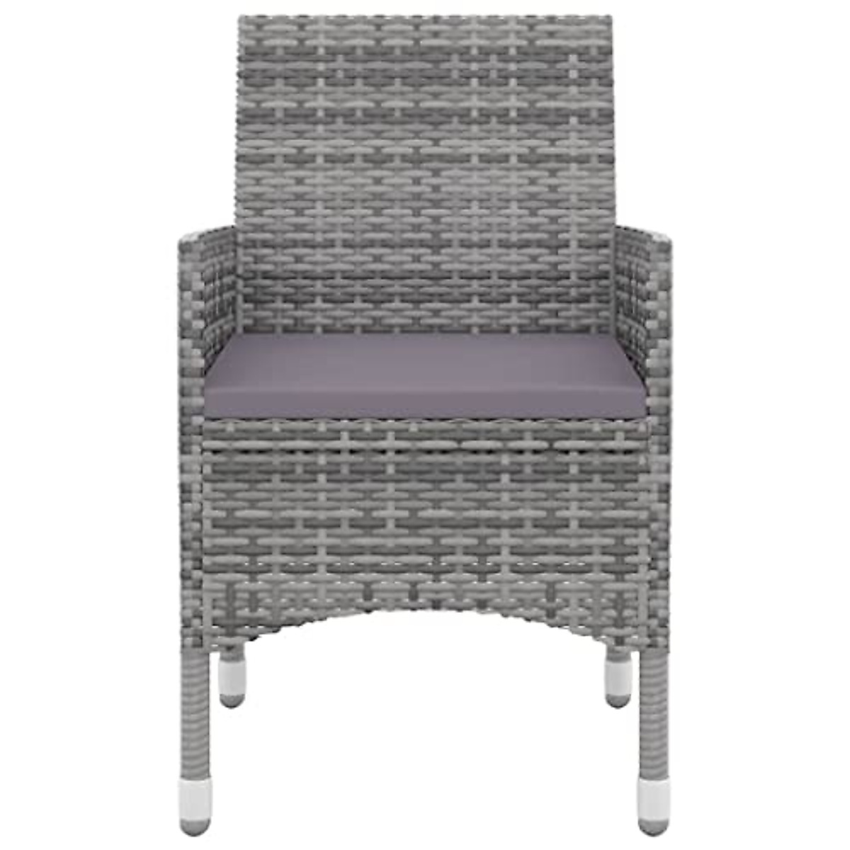 WHOPBXGAD 7 Piece Patio Dining Set Lawn Furniture,Patio Furniture Sets,Patio furnitureSui for patios, Gardens, lawns, Balconies, Poolside,with s Poly Rattan and Glass