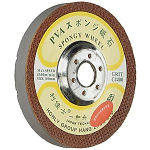 Toolocity HLPVAMS3 4-Inch PVA Marble Polishing Wheel MS Styple, 400 Grit