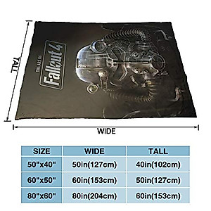 Fluffy Blanket FAL-Lout 4 Bed Blankets Super Soft Reversible Sherpa Fleece Blanket Throws 60" X50