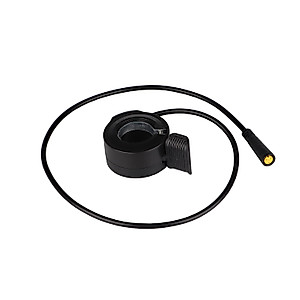 LGEGE Thumb Throttle for BAFANG Motor Kit - Finger Speed Accelerator Compatible with BAFANG Mid Drive Electric Bike, Waterproof 3PIN Female Plug for BBS01 BBS02 BBSHD Motor eBike