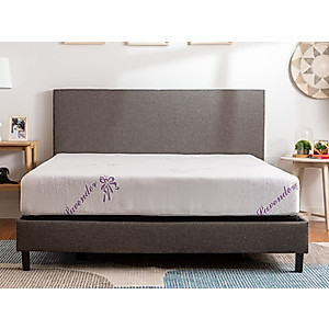 Tulo by Mattress Firm | 8 INCH Memory Foam Lavender Mattress | Medium Comfort | Pain-REDUCING Pressure Relief | King Size