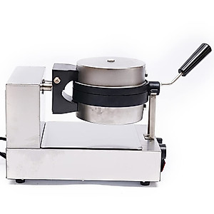 Commercial Ice Cream Burger Maker, 1000W Electric Burger Waffle Maker, 180° Rotating Non-stick Ice Cream Panini Press UFO Hamburger Baker Machine, Gelato Panini Press for Bakeries, Restaurants