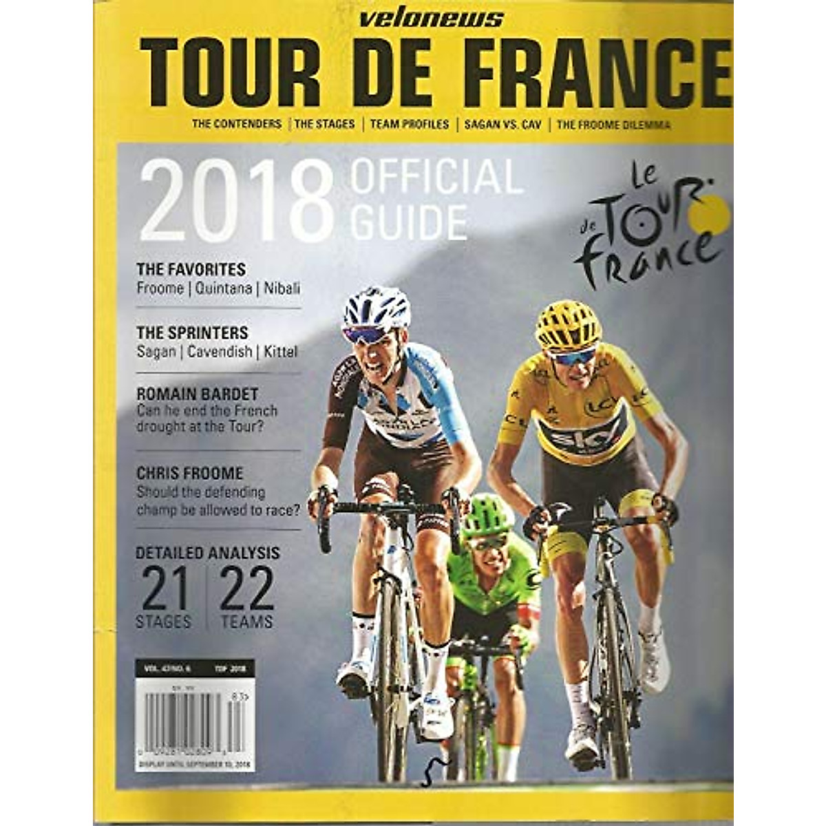 VELONEWS, OFFICIAL GUIDE TO THE 2018 TOUR DE FRANCE, VOL.47, NO.6 ~