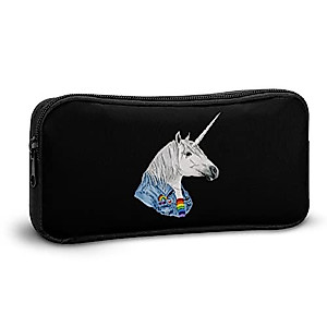 Cool Unicorn Pencil Case Pencil Pouch Coin Pouch Cosmetic Bag Office Stationery Organizer