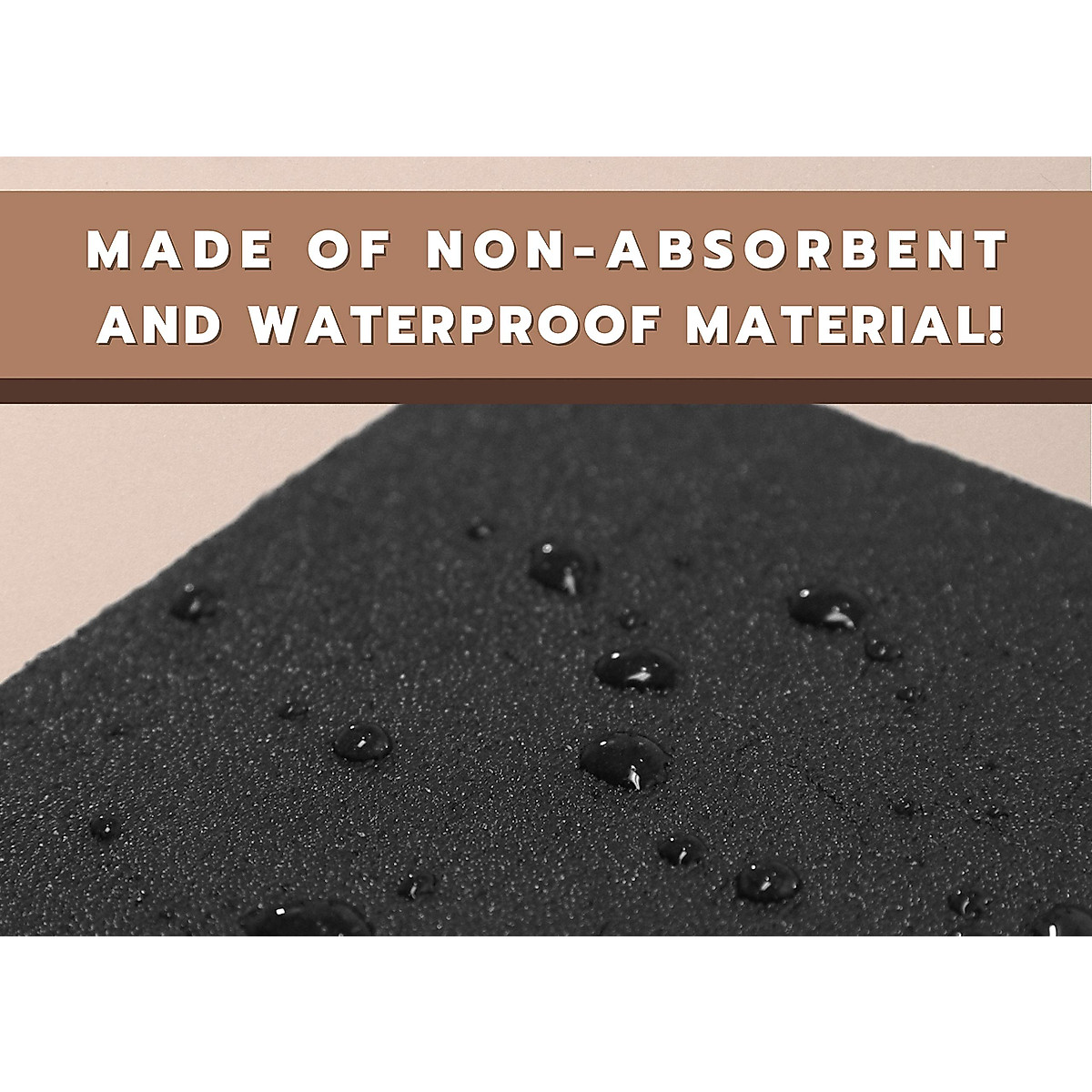 Polar Whale 2 Coffee Espresso Capsule Drawer Organizer Tray Inserts Compatible with Nespresso Vertuo VertuoLine Kitchen Home Office Waterproof Washable Black Foam 21 Compartment 10.9 x 14.9 Inches