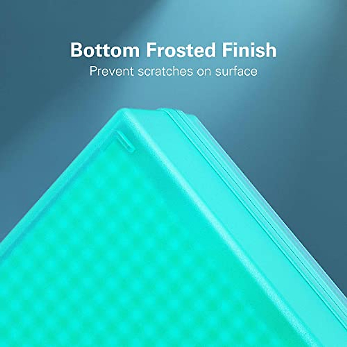 iBune Large 5x7 Photo Storage Box, 8 Inner Photo Cases Store up to 1000 Pictures, Photo Organizer with Zipper Cloth Bag, Cards Craft Keeper with Handle for Photo Cards Seed Storage, Rainbow