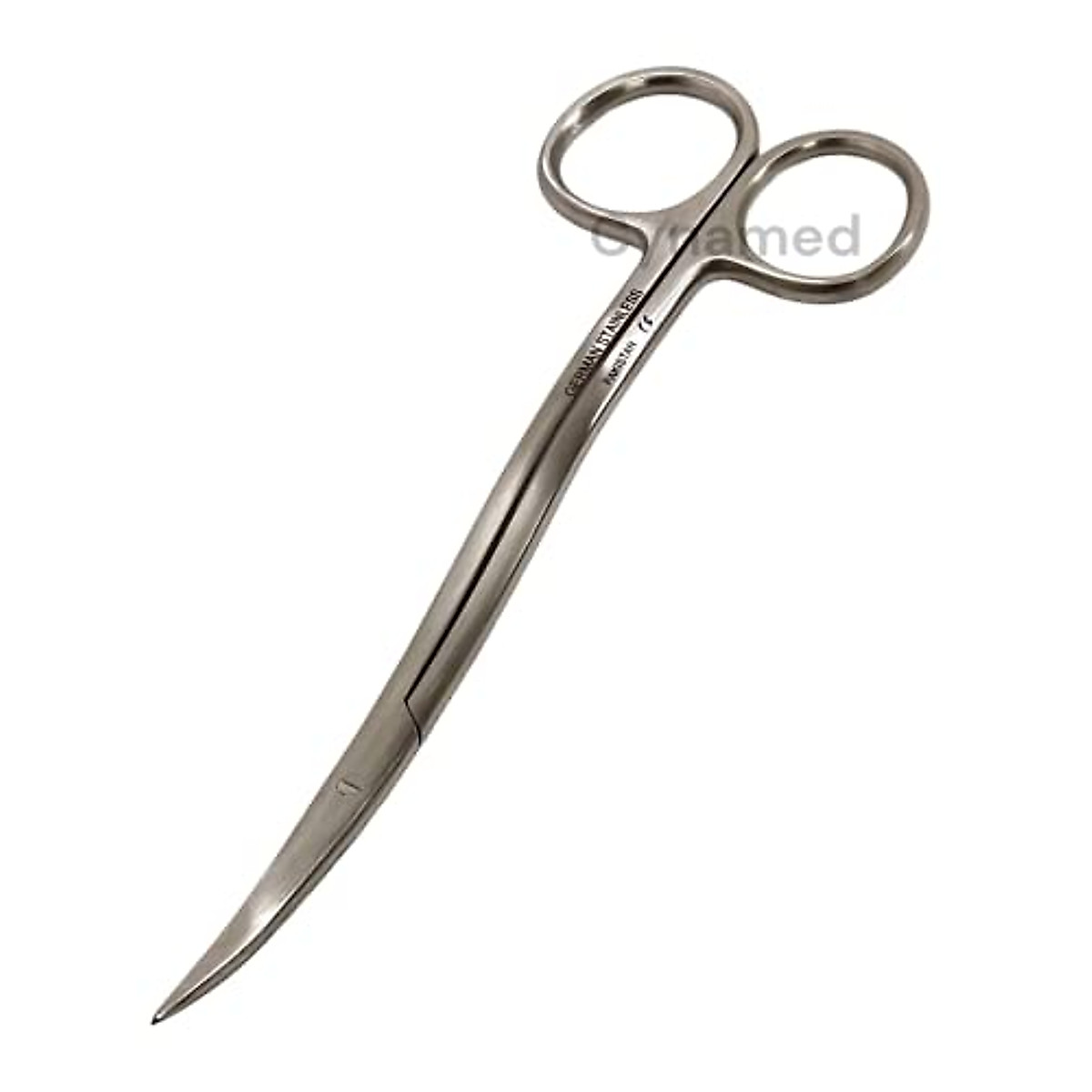 Cyanmed 1 Ea Premium 6 Inch Bent Handle Curved Embroidery Scissors-Perfect for Machine Embroidery Stainless Steel Light weight