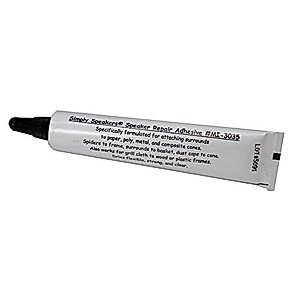 Speaker Repair Adhesive, Foam Edge, Spider, Grill Cloth, High Strength, Clear, MI-3035