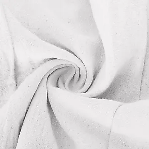 XUNRYAN Women's Linen Wide Leg Paper Bag Pants Elastic High Waisted Palazzo Pants Tiered Lounge Yoga Trousers with Pockets White