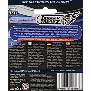 Snakebyte Trigger Treadz - Original 4-Pack for (PS4) - Anti Slip Trigger Rubbers - PlayStation 4