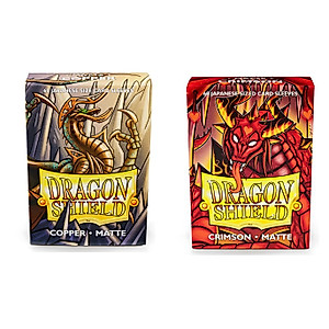 Dragon Shield Bundle: 13 Packs of 60 Count Japanese Size Mini Matte Card Sleeves - All Available Colors - 780 Sleeves