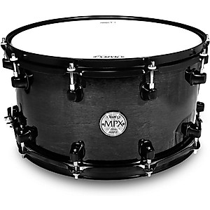 MAPEX MPML4800BMB MPX Series Maple Snare Drum 14" x 8", Transparent Black Finish