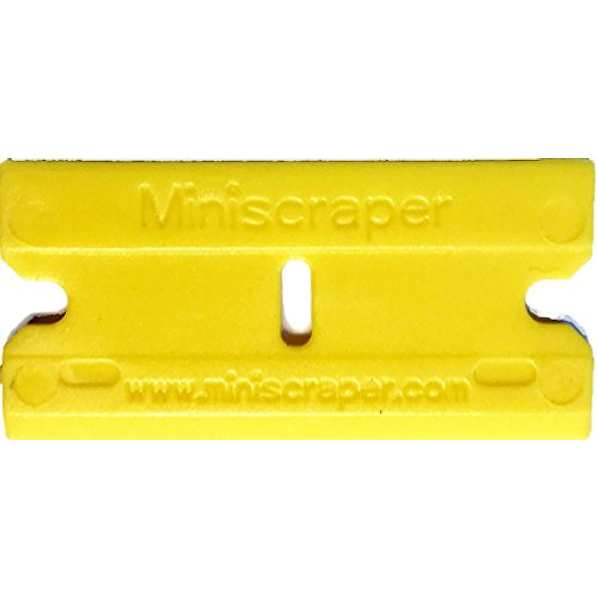 MINISCRAPER 20 Plastic Razor Blades Double Edged with Thicker and Thinner Edges/Decal Remover 2X Plus