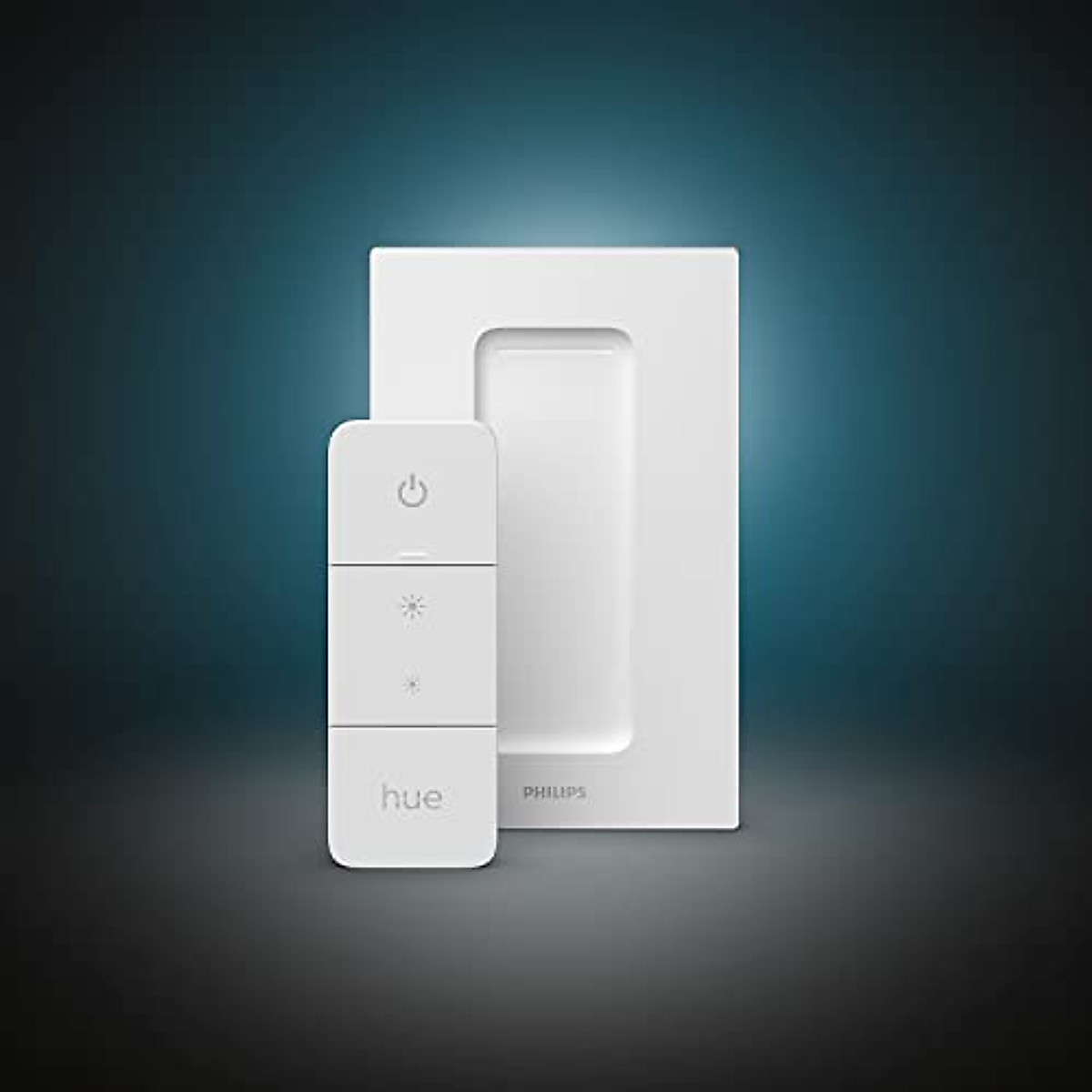 Philips Hue Smart Wireless Dimmer Switch V2 (Installation-Free, Exclusive for Philips Hue Lights) for Indoor Home Lighting, Living Room, Bedroom.