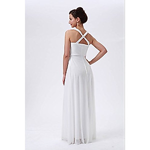 Conail Coco Women's Elegant Royal Formal Dresses Wear Long Wedding Party Gowns (6030White,L)