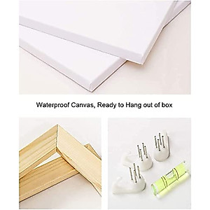 Biuteawal 3 Piece Zen Canvas Wall Art for Bathroom Decor Zen Stone with Green Plant Picture Print Peaceful Still Life Artwork Painting Modern Home Bedroom Meditation Room Spa Room Decoration