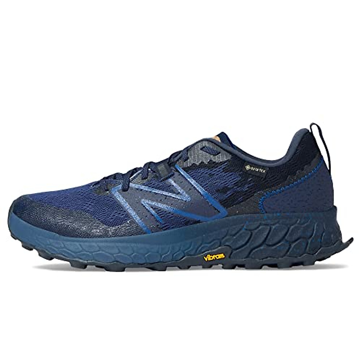 New Balance Men's Fresh Foam X Hierro V7 Running Shoe, Eclipse/Blue Groove/Natural Indigo, 8.5