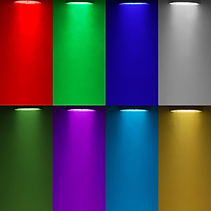 BETOPPER DJ Lights 2 Pack, 54x3W LED Par Lights, DMX Stage Lights Sound Activated, Strobe Wash Lights for Wedding, Church, Party, Club, Concert and Festival Events (2)