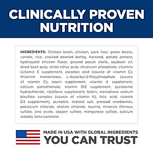 Hill's Science Diet Perfect Digestion, Adult 1-6, Small & Mini Breeds Digestive Support, Wet Dog Food, Chicken & Vegetables Loaf, 5.8 oz Can, Case of 24