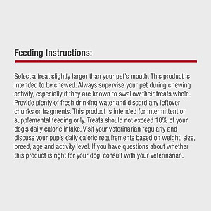 Dreambone Triple Action Dental Sticks Charcoal, 6 Count, Rawhide-Free Chews for Large and XL Sized Dogs Freshens Breath