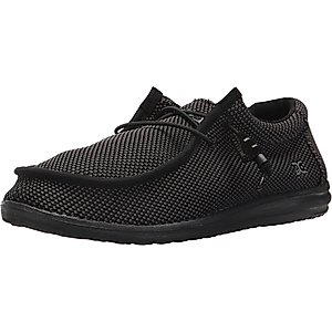 Hey Dude Men's Wally L Sox Black Size 9 Shoes