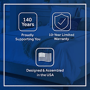 Sealy Essentials 12" Memory Foam Bed in Box, California King, White