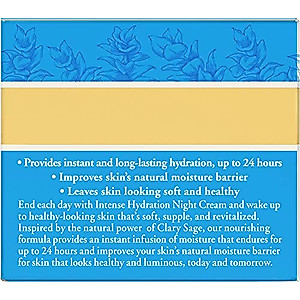 Burt's Bees Intense Hydration Night Cream, Moisturizing Night Lotion, 1.8 Oz (Package May Vary)