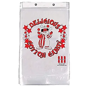 Cotton Candy Bags with Twist Ties- Pack of 400ct