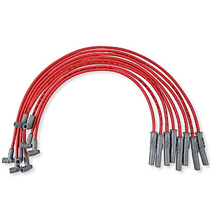 MSD 35379 Super Conductor Spark Plug Wire Set, Chevy 366-454 w/HEI Cap
