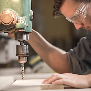 Enegitech Twist Drill Bit Set, Size 1/32" - 1/2", Jobber Length Drill Bit Kit, M35 HSS High Speed Steel for Stainless Steel Hard Metal Cast Iron Wood Plastic 25 Pcs