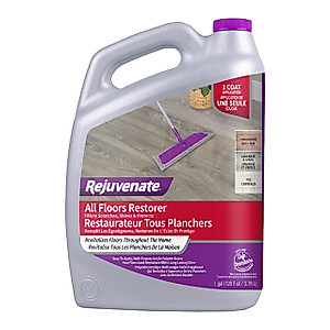 Rejuvenate All Floors Restorer and Polish Fills in Scratches Protects & Restores Shine No Sanding Required (128 oz)