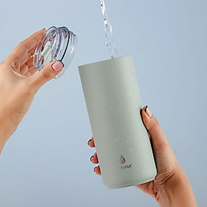 Manna Callie Tallboy Tumbler - 18 Oz - Mint Speckle