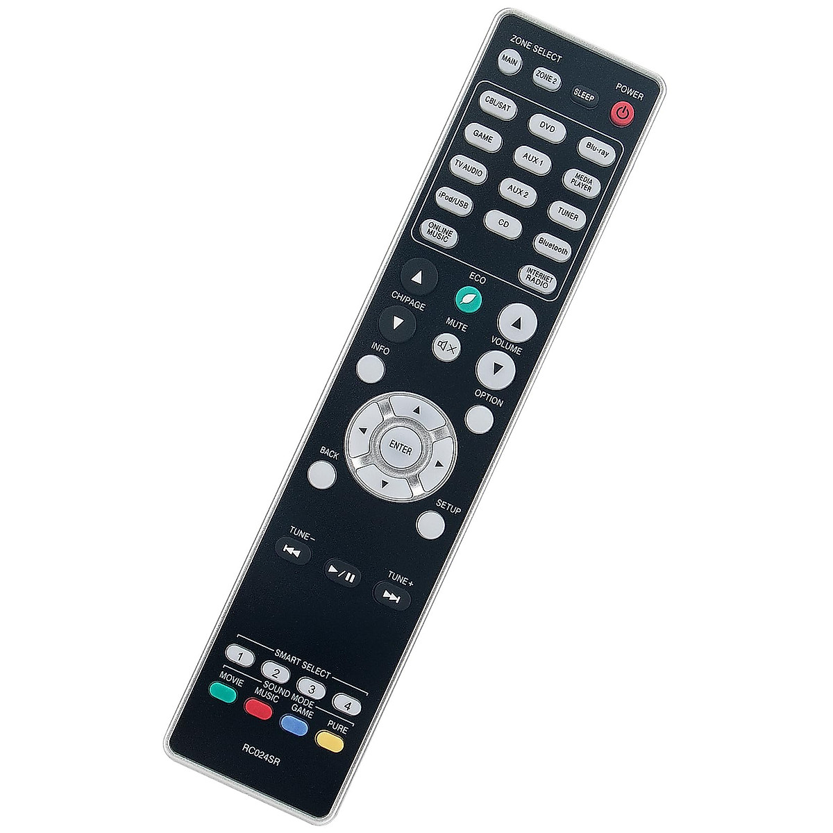 RC024SR Replacement Remote Control Applicable for Marantz AV Receiver NR1606 NR1605 SR5010 SR5011 NR1607 SR5009 SR6010 SR6009