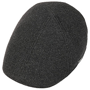 Stetson Texas Wool Gatsby Cap Men Anthracite 7 1/2-7 5/8