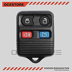 OCESTORE 2 Set Key Fob Case CWTWB1U212 Car Key Fob Keyless Entry Remote Replacement Compatible with CWTWB1U331 GQ43VT11T CWTWB1U345 (4 Button Just only Case)