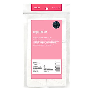 Amazon Basics Cosmetic Rectangular Foam Wedges, 192 Count (6 Packs of 32), White (Previously Solimo)
