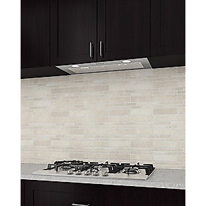 Ancona AN-1362 Inserta Plus 28” 420 CFM Ducted Built-in Range Hood in Stainless Steel