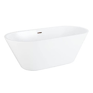 Signature Hardware 948787-70 Danae 70" Acrylic Soaking Tub