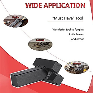 1 Inch Blacksmith Hardy Forming Stake Fuller Blacksmithing Metal forge tool Forging Knife, Leaf and Armor