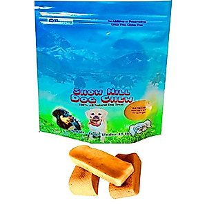 Snow Hill Natural Himalayan Yak Milk Cheese Dog Chews Small 3 Pcs Pack Long Lasting, Odor Stain Gluten GMO Free Protein Rich Yaky Treats Improved Oral Health - Yaky Cheese Treats of Himalayas, Nepal