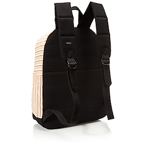 RVCA Women's Lukas Canvas Backpack, White, one Size