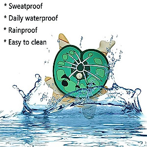 [6 in 1] SKPY Korok Yahaha Fashion Antifall Case for Apple AirPods 2nd/1st Generation (2019/2016) with 6pcs Leafs Case for Boys Girls Womens Mens, Yellow Combination