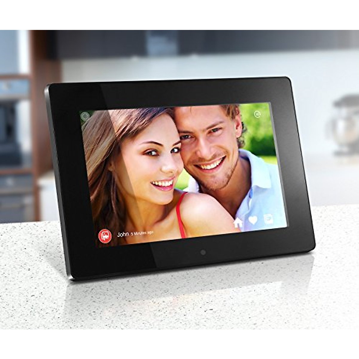 Aluratek 10" WIFI Digital Photo Frame w/ Touchscreen IPS Display, 32GB Mem, 1280 x 800 Res, Easy Setup to Share Photo/Video Wirelessly from Anywhere - AWDMPF110F