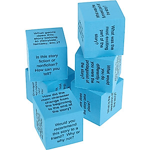 Teacher Created Resources 20634 Foam: Reading Comprehension Cubes