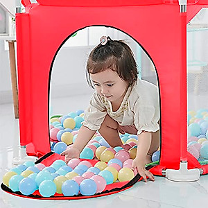 Baby Playpen Toddlers Kids Portable Playard Indoor Outdoor Baby Fence Safe Play Yard Kids Play Pen Baby Play Area Baby Play Gate Safety Playpen Activity Center