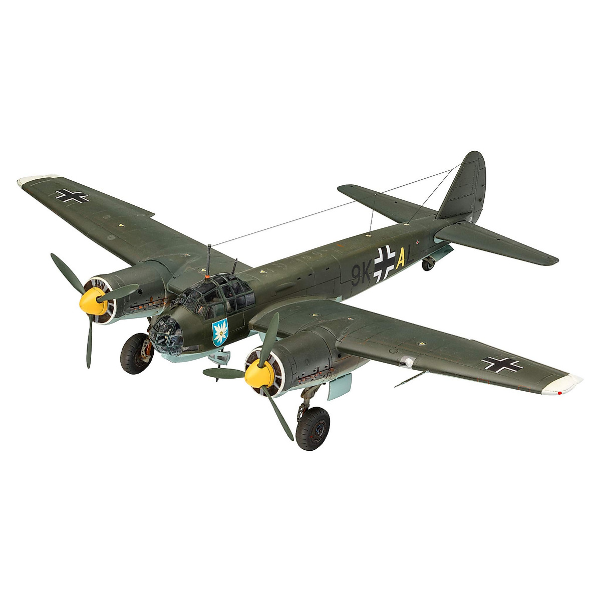 Revell RV04972 Junkers Ju88 A-1 Battle of Britaon 1:72 Plastic Model kit, Unlackiert
