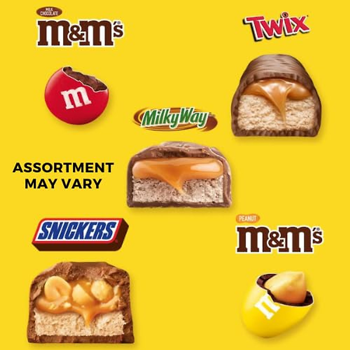 Ultimate Bulk Candy Assortment – 3 lbs of Assorted Mars & Hershey Chocolate Variety Pack – Individually Wrapped Fun Size Bulk Candy – Perfect Chocolate Mix for Pinata Fillers, Party Favors, Candy Dish Fillers, Basket Filler Candy, and More!