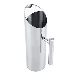 Pitcher 1L, Espresso Machine Accessories, Milk Frother Cup, Milk Coffee Cappuccino Latte Art,Stainless Steel Jug(1.5L)